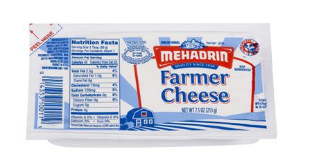 Mehadrin Pasteurized Farmers Cheese - 1Source