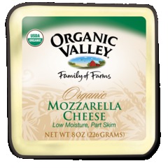 Organic Valley Mozzarella Cheese, 8Oz - 1Source
