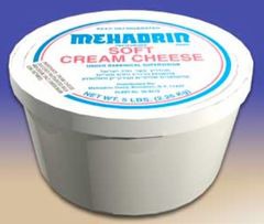 Mehadrin Pasteurized Soft Cream Cheese, 5Lbs - 1Source