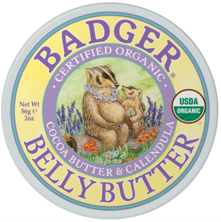 Badger Cocoa Butter & Calendula Belly Butter - 1Source