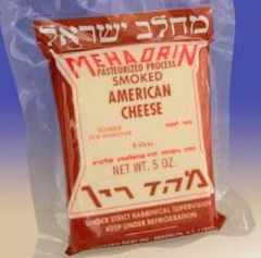 Mehadrin Pasteurized Process Smoked American Cheese - 1Source