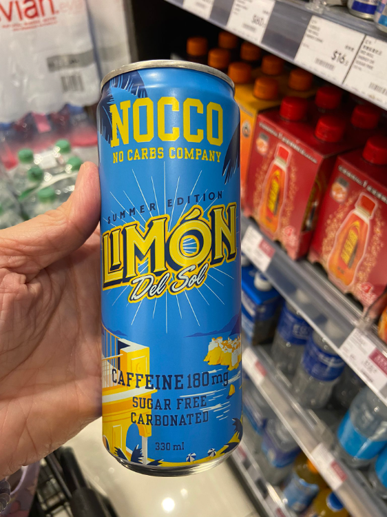 Nocco No Carbs Company Summer Edition Limon Del Sol Sugar Free ...
