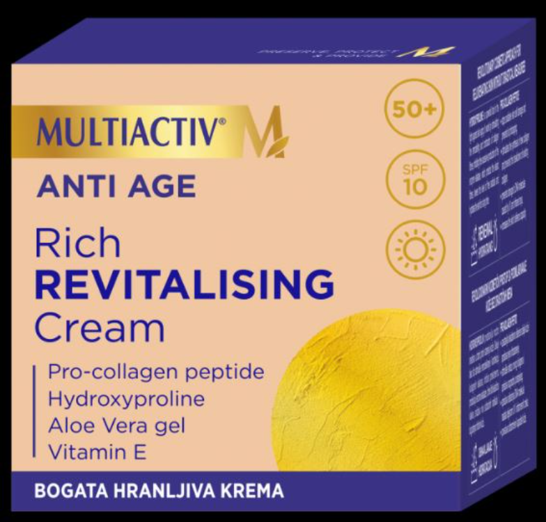 Multiactiv Anti Age Rich Revitalising Cream Spf 10 - 1Source