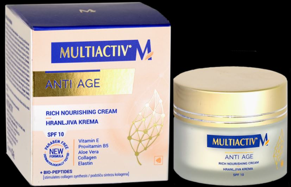 Multiactiv Anti Age Rich Nourishing Cream Spf 10 - 1Source