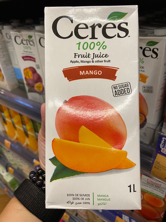 Ceres 100% Fruit Juice Mango No Sugar Added - 1Source