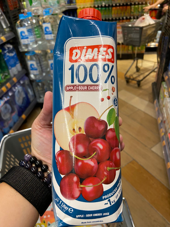 Dimes 100% Apple Sour Cherry Juice 蘋果櫻桃汁 - 1Source