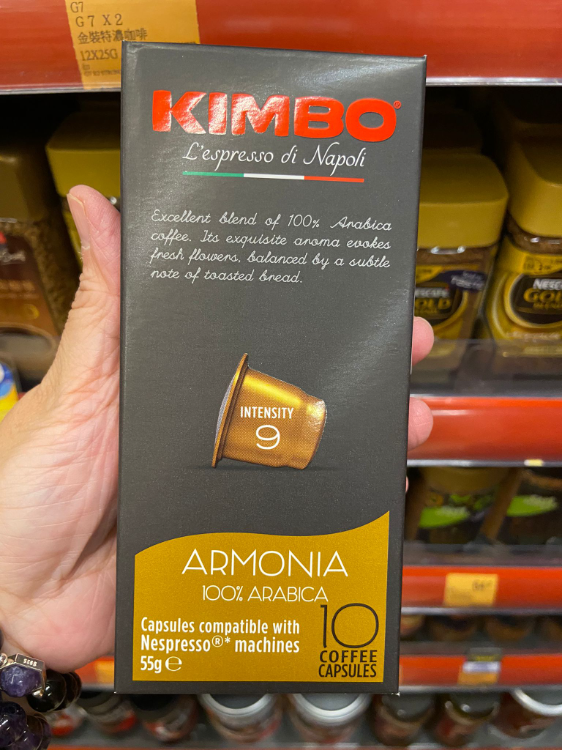 Kimbo Intensity 9 Armonia 100% Arabica Capsules Compatible With ...