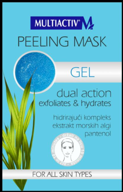 Multiactiv Peeling Mask Gel Dual Action Exfoliates & Hydrates - 1Source