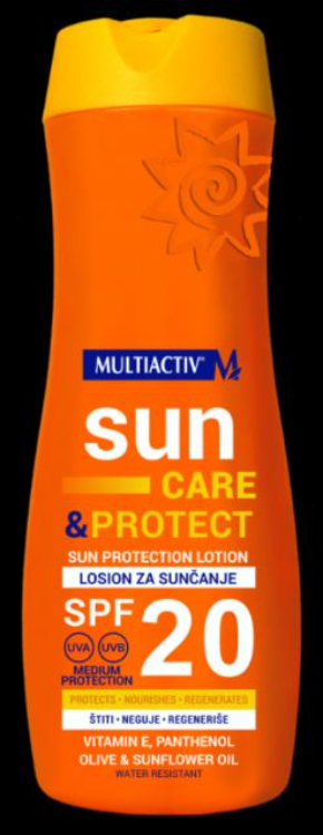 Multiactiv Sun Care & Protect Sun Protection Lotion Spf 20 Uva Uvb ...