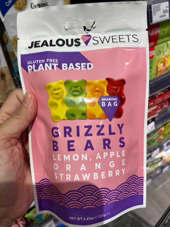Jealous Sweets Grizzly Bears Lemon Apple Orange Strawberry 125G - 1Source
