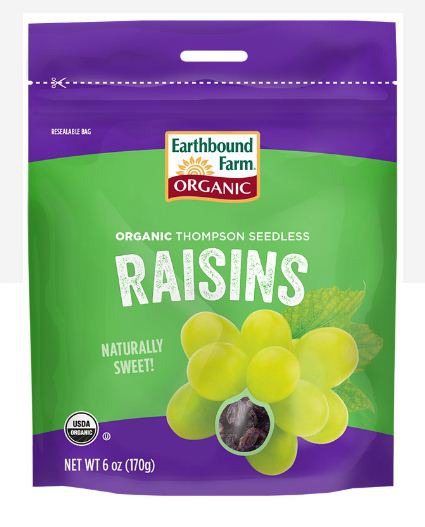 Earthbound Farm Organic Thompson Seedless Raisins - 1Source