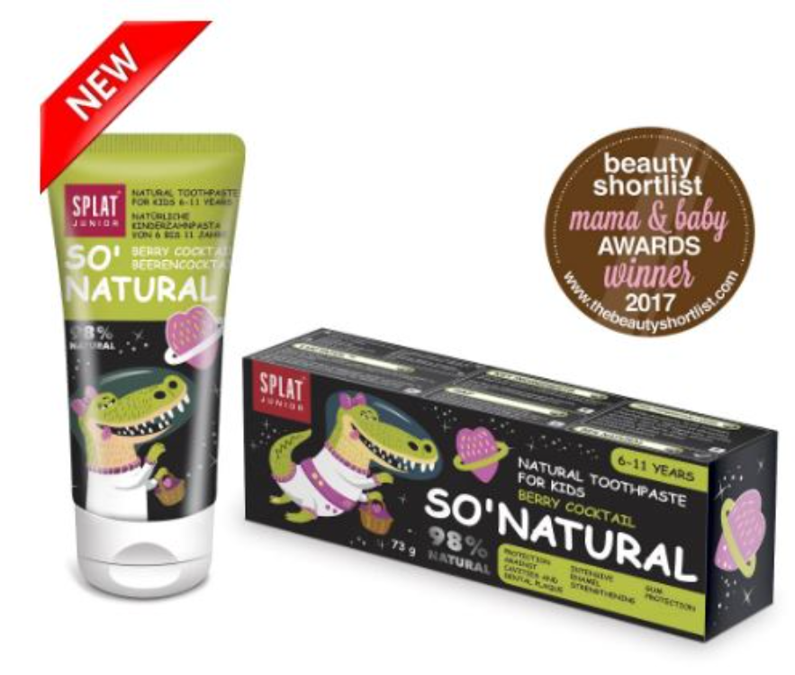 Splat Junior Toothpaste For Children 6-11 Berry Cocktail - 1Source