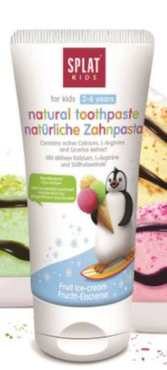 Splat Toothpaste For Kids 2-6 Fruit Ice Cream - 1Source