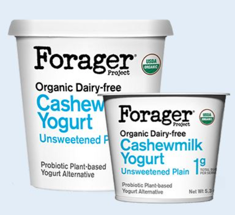 Forager Organic Dairy Free Cashewmilk Yogurt Unsweetened Plain - 1Source