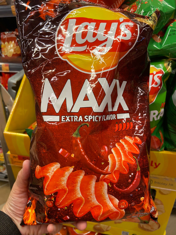 Lay'S Maxx Extra Spicy Flavor Potato Chips - 1Source