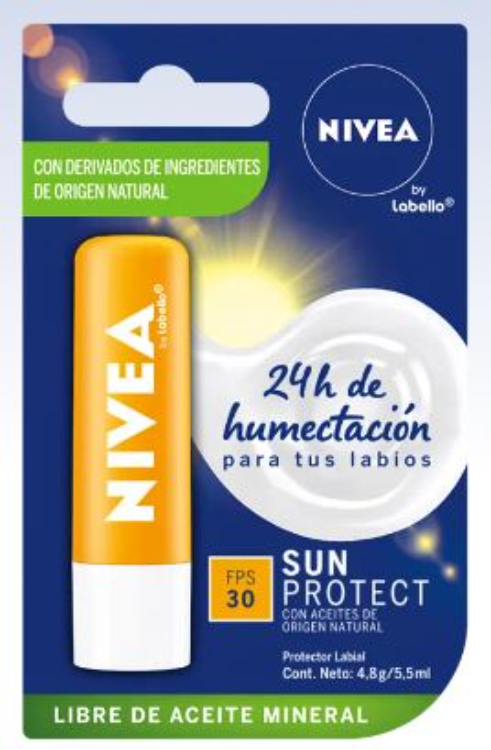 Nivea PROTECTOR LABIAL SUN PROTECT FPS 30 - 1Source