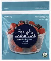 Simply Balanced Organic Frozen Triple Berry Fruit 10Oz - 1Source