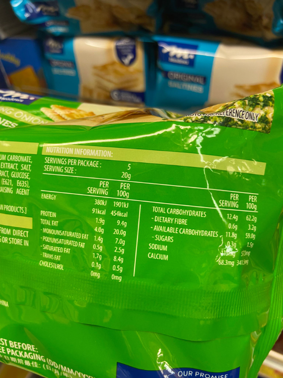 Meadows Spring Onion Saltines - 1Source