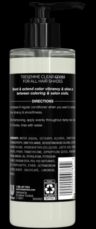 Tresemme GLOSS CLEAR HIGH SHINE DEEP CONDITIONER - 1Source