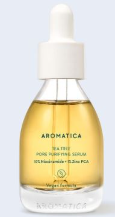 Aromatica Tea Tree Pore Purifying Serum 10% Niacinamide + 1% Zinc PCA ...