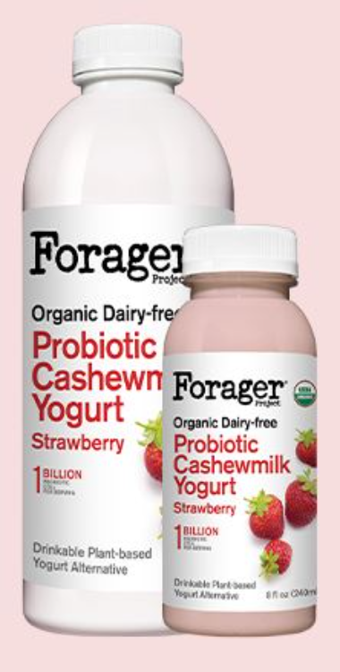 Forager Organic Dairy Free Probiotic Cashewmilk Yogurt Strawberry - 1Source