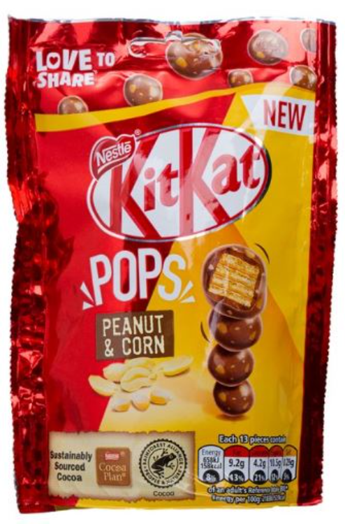 NESTLE KITKAT POPS PEANUT & CORN - 1Source