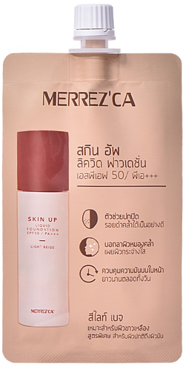 Merrez'Ca Skin Up Liquid Foundation SPF50/PA+++ / (Sachet) #22 - 1Source