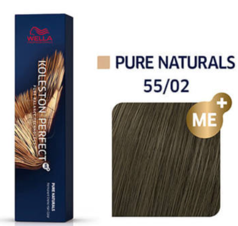 Wella Koleston Perfect 55/02 Intense Light Brown/Natural Matte ...