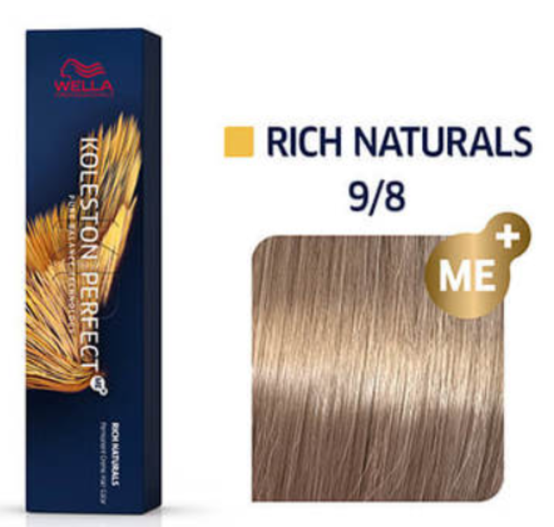 Wella Koleston Perfect 9/8 Very Light Blonde/Pearl Permanent Rich ...