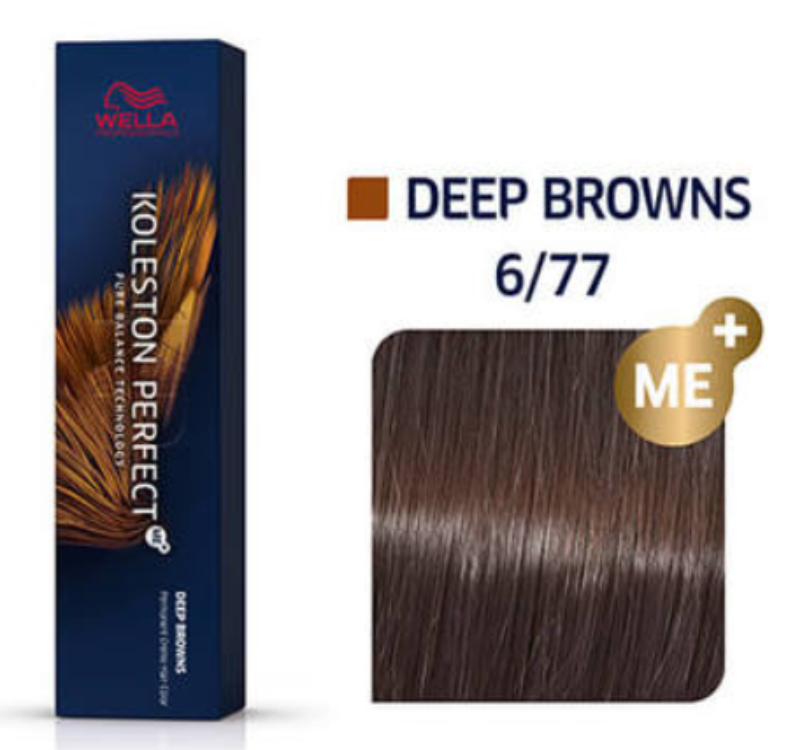 Wella Koleston Perfect 6/77 Dark Blonde/Brown Brown Permanent Deep ...
