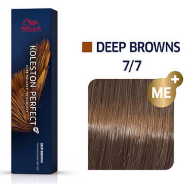 Wella Koleston Perfect 7/7 Medium Blonde/Brown Permanent Deep Browns ...