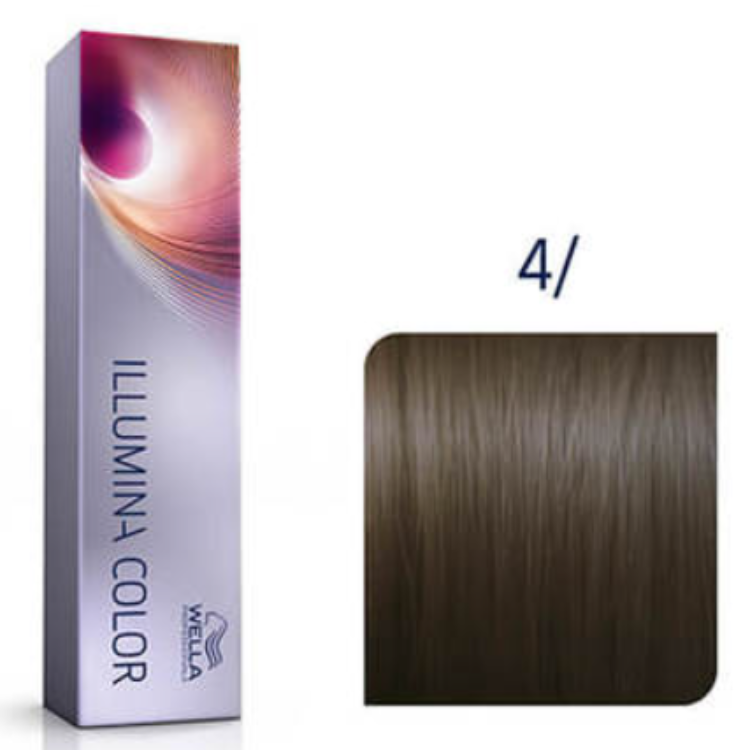Wella Illumina Color 4/ Medium Brown Permanent Hair Color - 1Source