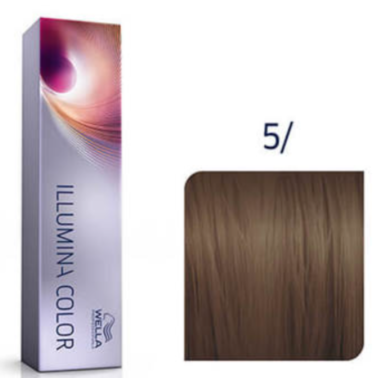 Wella Illumina Color 5/ Light Brown Permanent Hair Color - 1Source