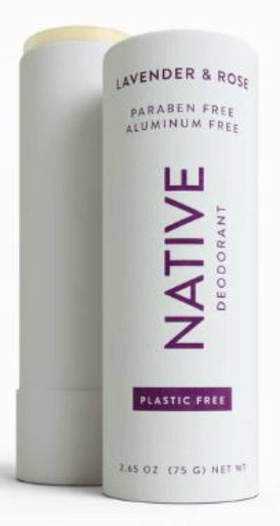 Native DEODORANT Plastic Free Deodorant Lavender & Rose - 1Source