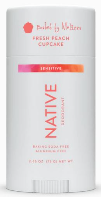 Native DEODORANT Sensitive Deodorant Sensitive Fresh Peach Cupcake ...