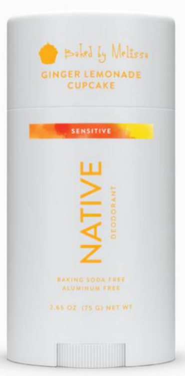 Native DEODORANT Sensitive Deodorant Sensitive Ginger Lemonade Cupcake ...