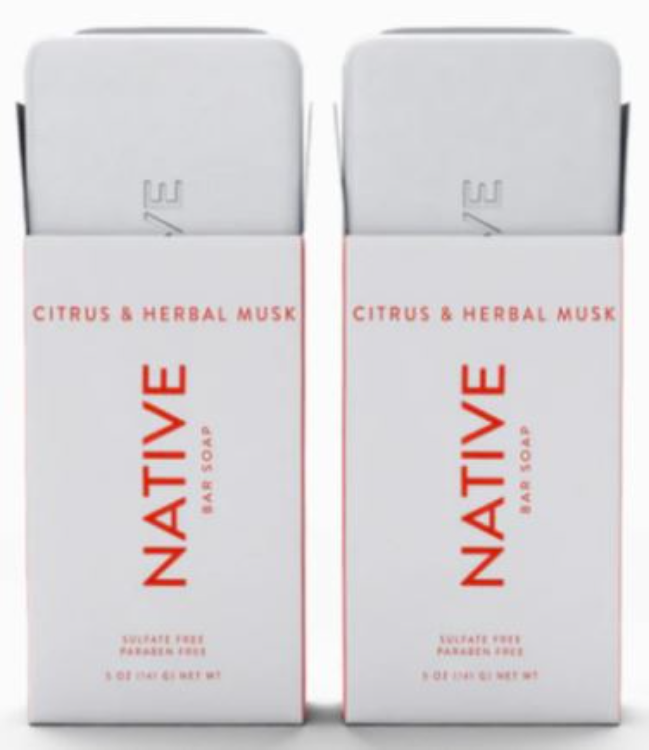 Native Bar Soap Citrus & Herbal Musk - 1Source