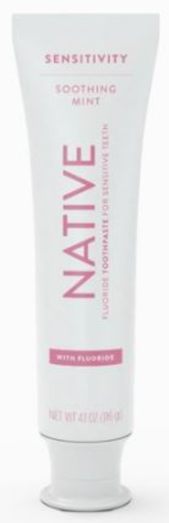 Native TOOTHPASTE Fluoride Toothpaste Sensitivity Soothing Mint - 1Source