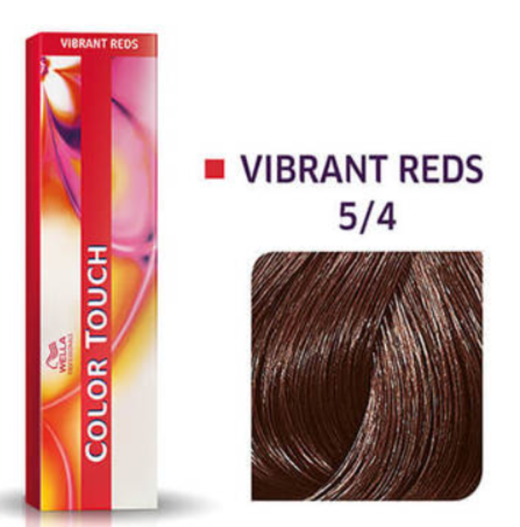 Wella Color Touch 5/4 Light Brown/Red Demi Permanent Vibrant Reds - 1Source