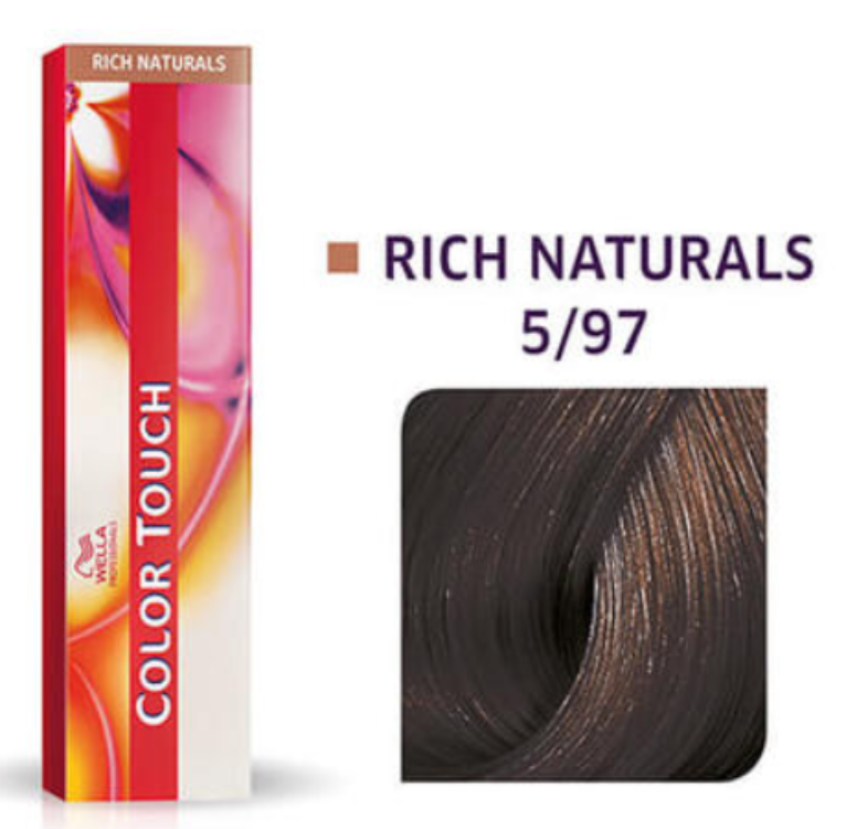 Wella Color Touch 5/97 Light Brown/Cendre Brown Demi Permanent Rich ...