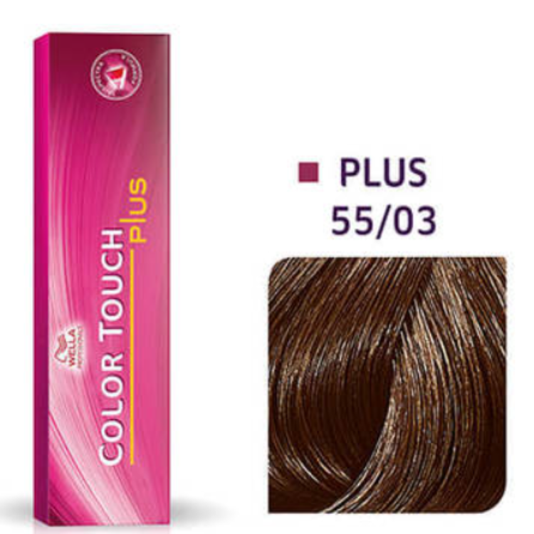Wella Color Touch Plus 55/03 Intense Light Brown/Natural Gold Demi ...