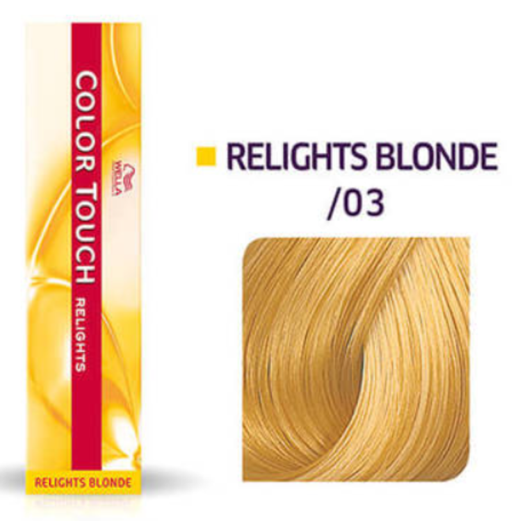 Wella Color Touch Relights /03 Natural Gold Demi Permanent Relights ...
