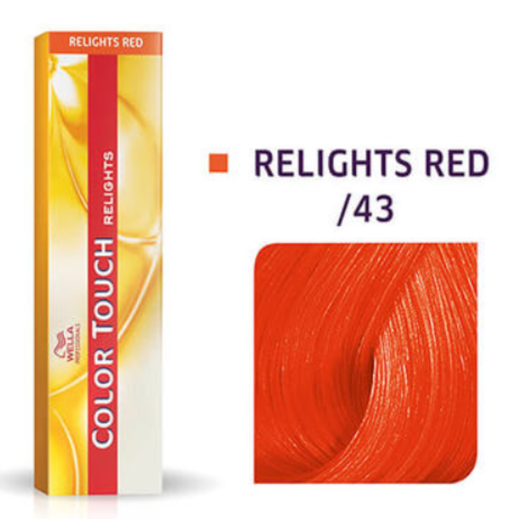 Wella Color Touch Relights /43 Red Gold Demi Permanent Relights Red ...