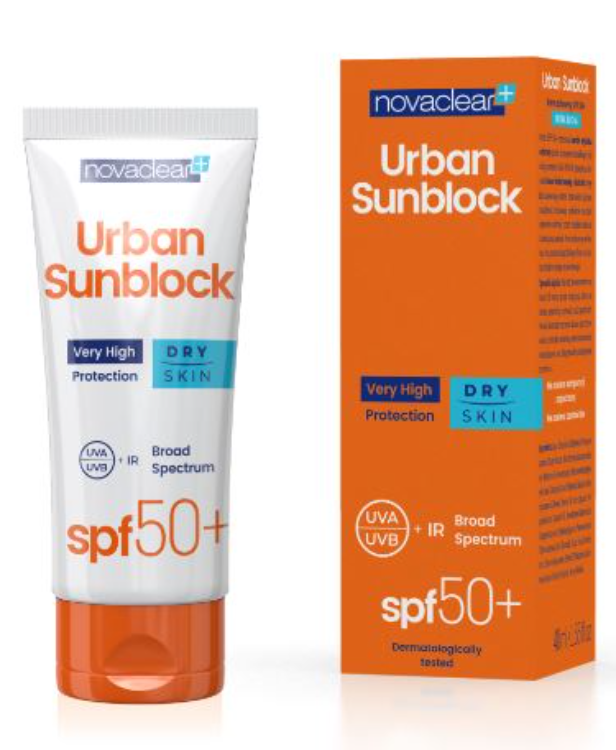 Novaclear Urban Sunblock Very High Protection Dry Skin Spf 50+ - 1Source