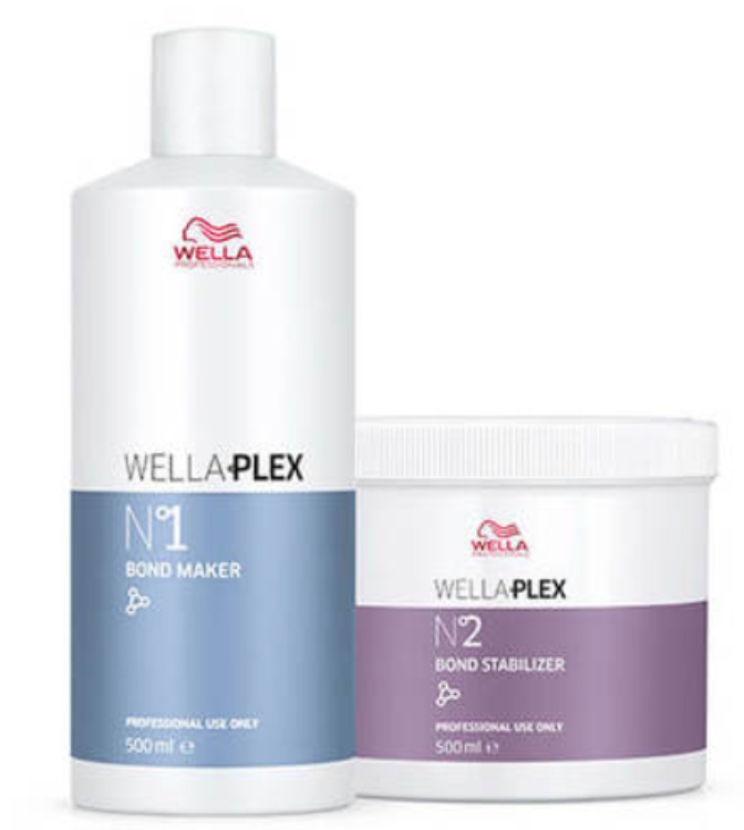 Wella Wellaplex No.1 Bond Maker And No. 2 Bond Stabilizer Salon Kit ...