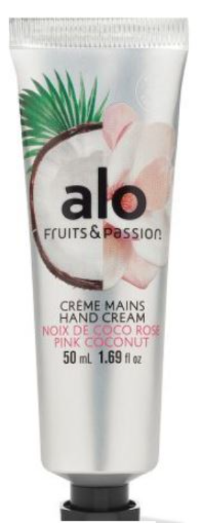 Fruit & Passion Alo Hand Cream Pink Coconut - 1Source
