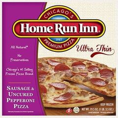 Home Run Inn Ultra Thin Sausage & Pepperoni Pizza, 12 Inch - 1Source