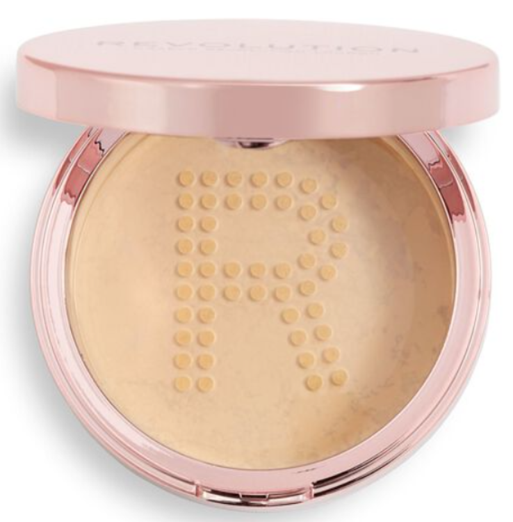 Revolution Conceal & Fix Setting Powder Medium Yellow - 1Source