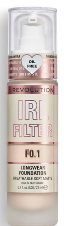Revolution Makeup Revolution IRL Filter Longwear Foundation F0.1 - 1Source
