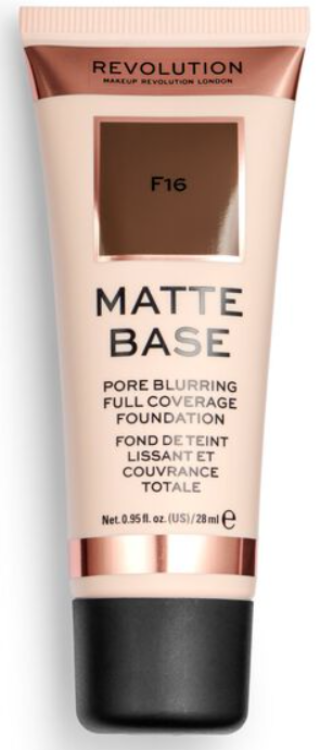 Revolution Matte Base Foundation F16 - 1Source